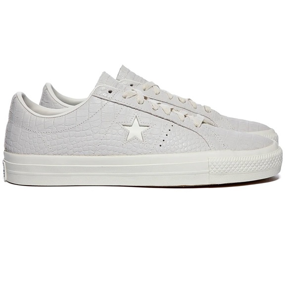 Converse | Shoes | Nwt Converse One Star Pro Ox Egret Grey Sneakers ...